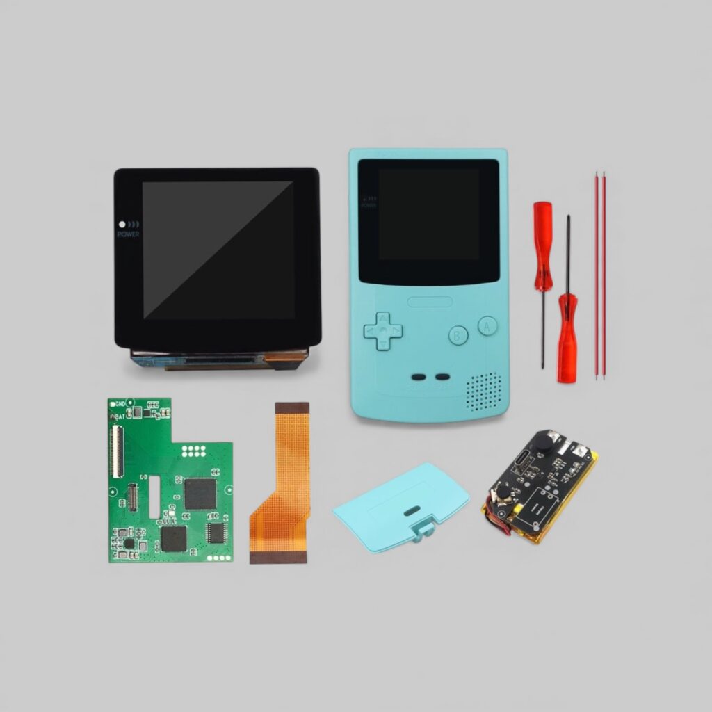 Modded Game Boy Color Console