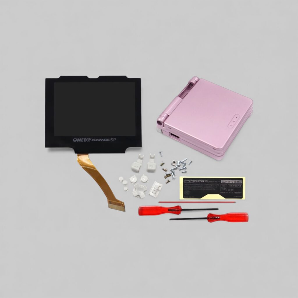 Hispeedido GBA SP V5 Laminated IPS LCD Backlight Mod Kit (Solder Free ...
